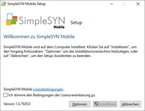 SimpleSYN - Installation